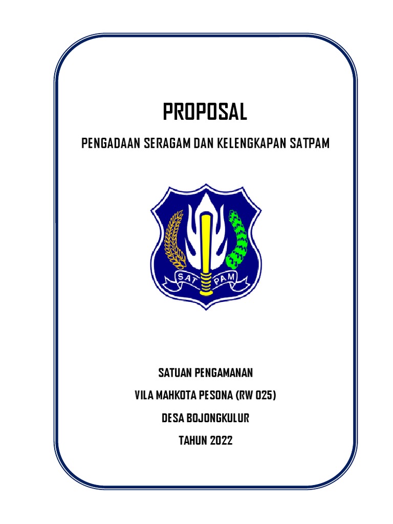 Proposal Satpam | PDF