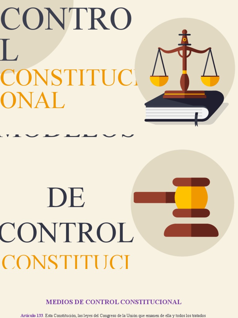 Control Constitucional | PDF | Constitución | Jurisdicción
