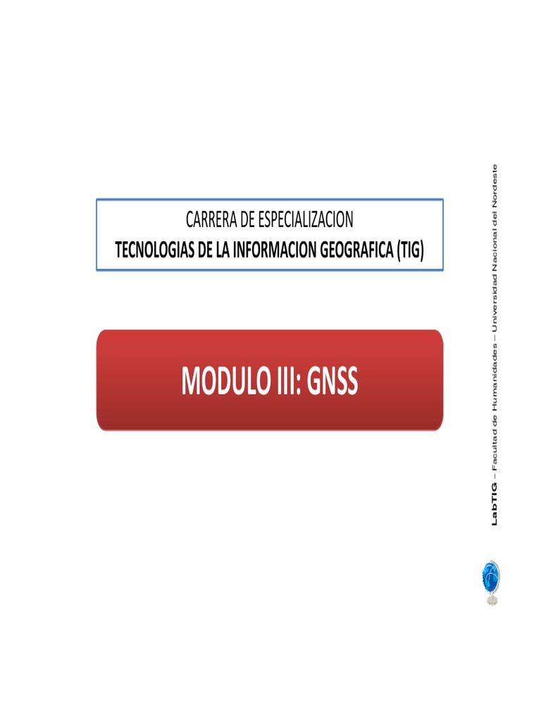 ETIG - Seminario Nivelación III-GNSS | PDF | Sistema de Posicionamiento ...