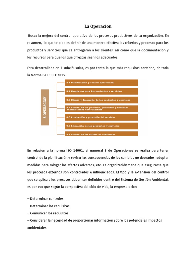 Mejora de los controles operativos en los procesos productivos según ...