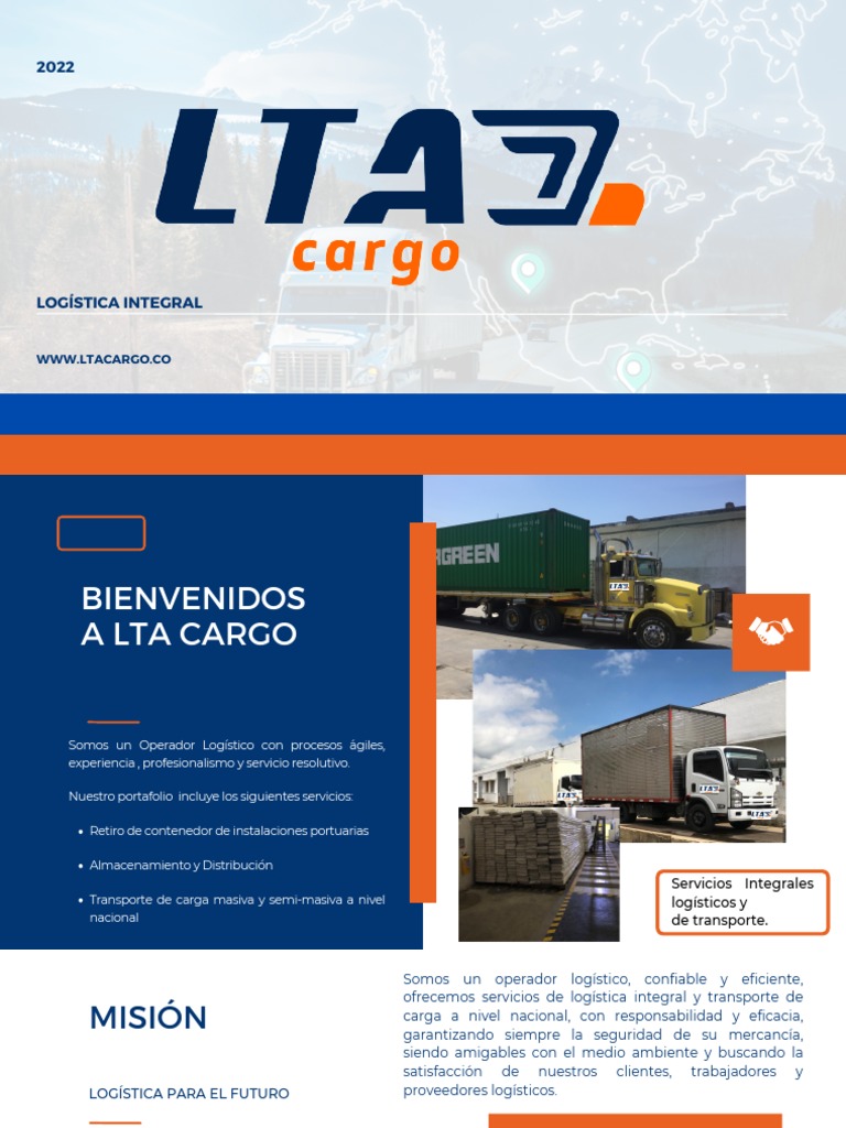 Lta Cargo S.A.S. Brochure 14-06-2022 | PDF | Logística | Transporte