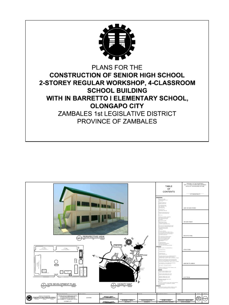 Typical Plan For Construction of 2 STOREY Regular Workshop, 4 CLASSROOM SHS | PDF | Economic ...