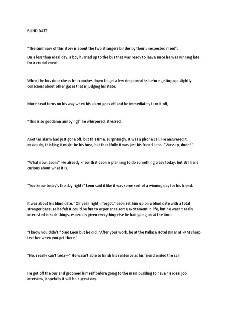 Blind Date | PDF