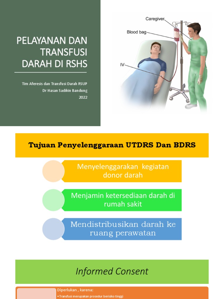 Pelatihan Pelayanan Dan Transfusi Darah RSHS | PDF