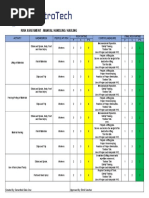 Generic Risk Assessment For Forklift | PDF | Forklift | Risk