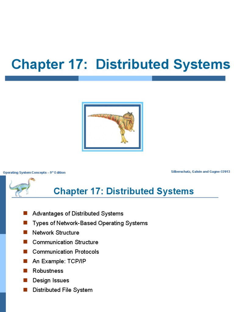 CH 17 Distributed Systems | PDF | Computer Network | Osi Model CH 17 Distributed Systems | PDF | Computer Network | Osi Model