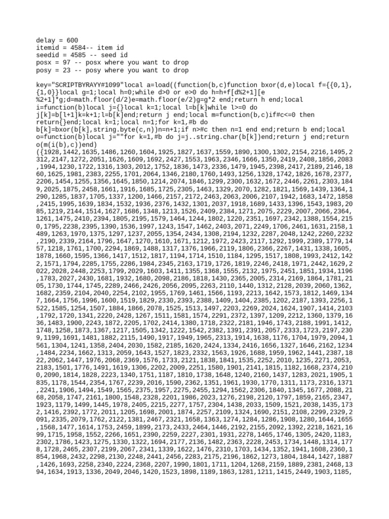 Auto Harvest Drop | PDF