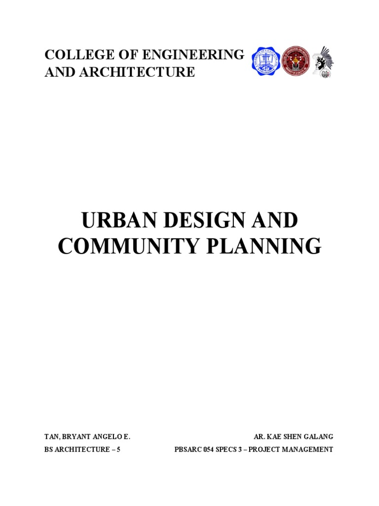URBAN DESIGN & Community Planning | PDF | Urban Design | Infrastructure