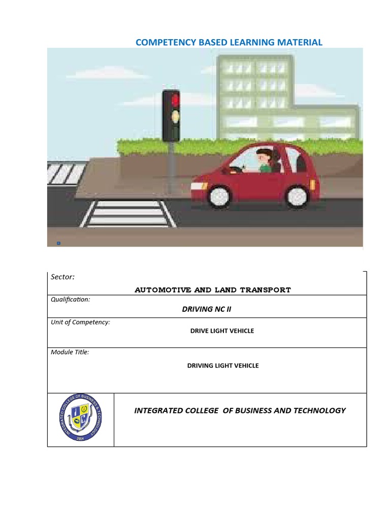 CBLM Drive Light Vehicle Final | PDF | Airbag | Headlamp