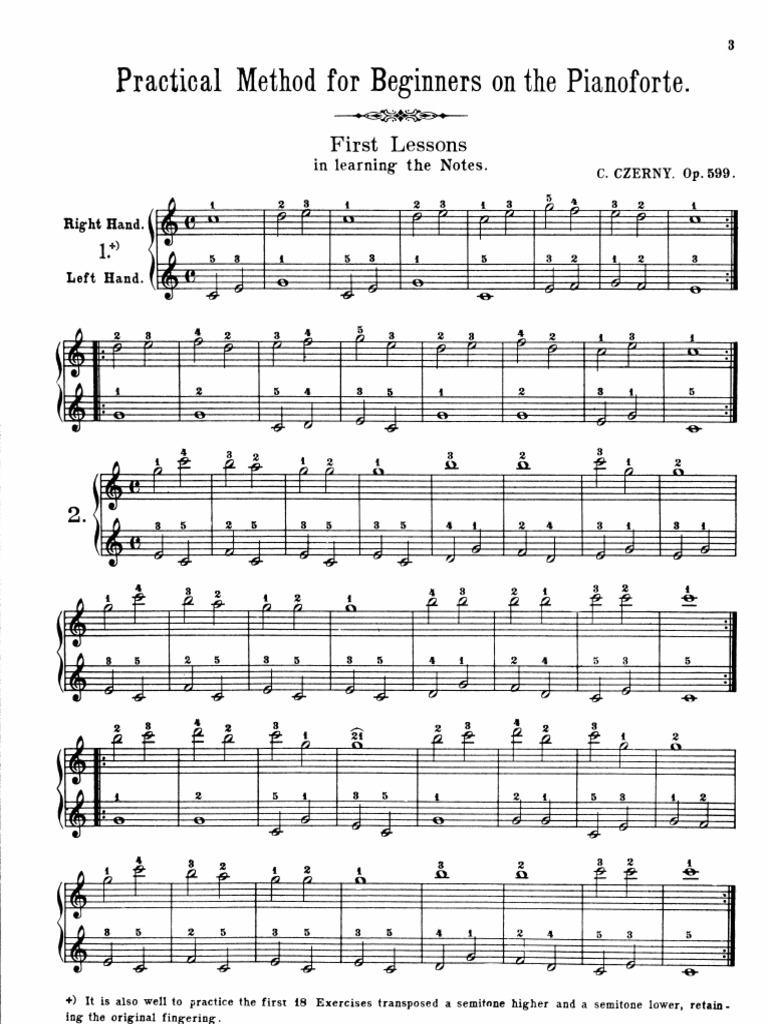 Czerny 1 | PDF