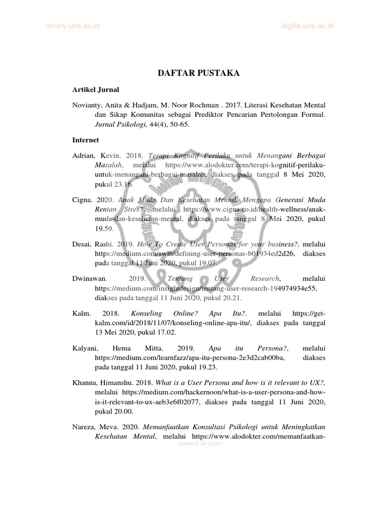 Daftar Pustaka | PDF