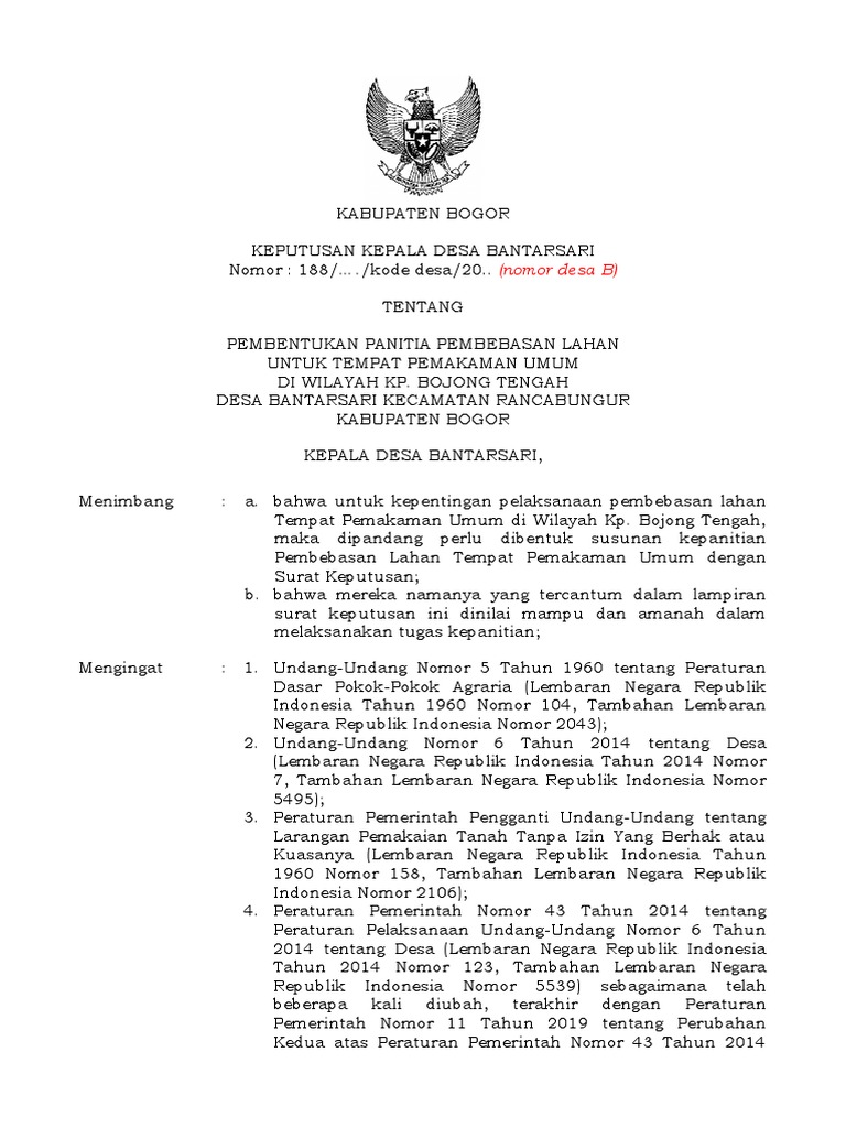 SK Makam Kuburan | PDF