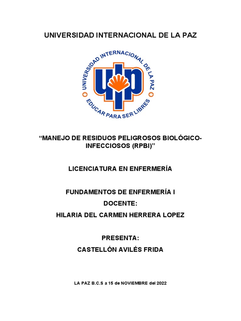 Manejo de RPBI | PDF