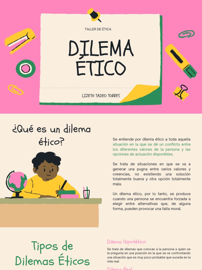 Dilema Ético - Unidad 4 | PDF | Teorías filosóficas | Sicología