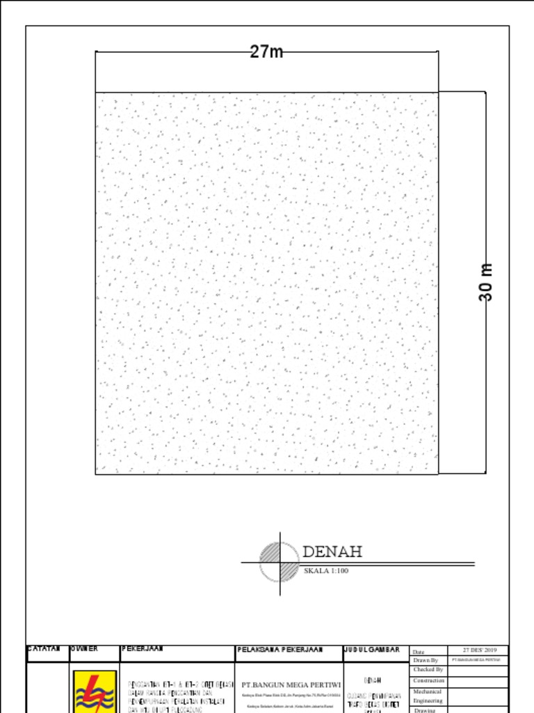 Drawing Sipil Ibt-1 Gitet Bekasinn | PDF