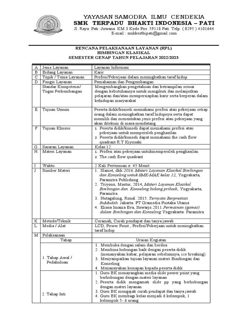 RPL Profesi - Pekerjaan Dalam Meningkatkan Taraf Hidup | PDF