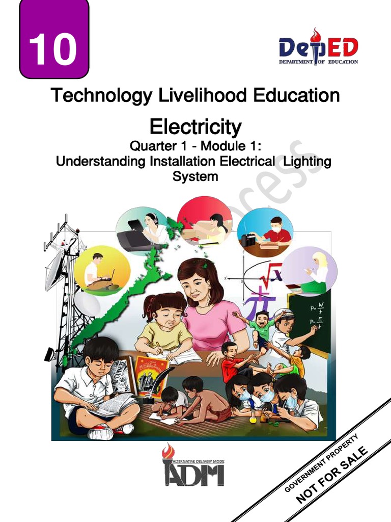 TLE 10 Electricity Q1 - M1 For Printing | PDF | Electrical Wiring | Wire