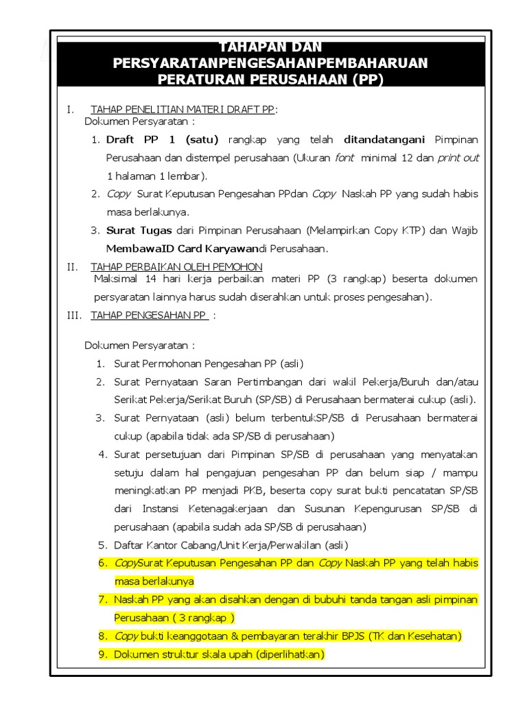Format Pengesahan Pp Pembaharuan 1 Pp Dari Pak Nyoman Pdf
