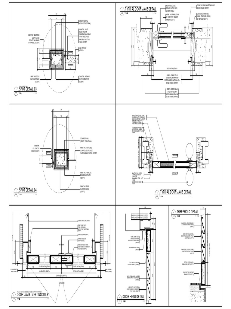 Door Details 2 | PDF | Door | Wood