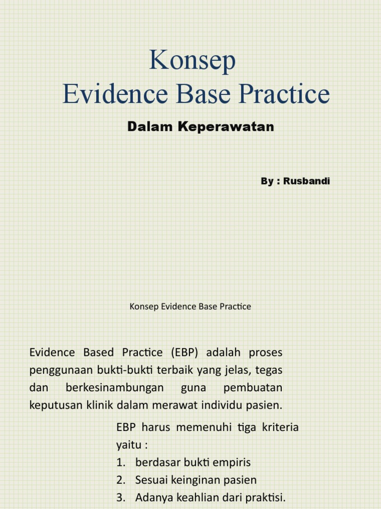 Konsep EBP | PDF
