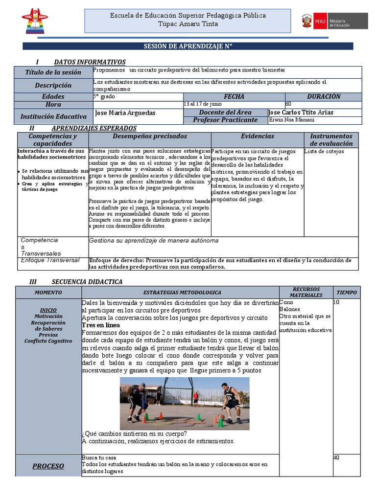 Sesion 5 SEGUNDA | PDF | Maestros | Aprendizaje