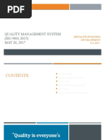 QMS Implementation Road Map | PDF | Quality Management | Iso 9000