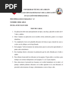 Test Caritas | PDF | Deportes y actividades al aire libre | Artes del ...