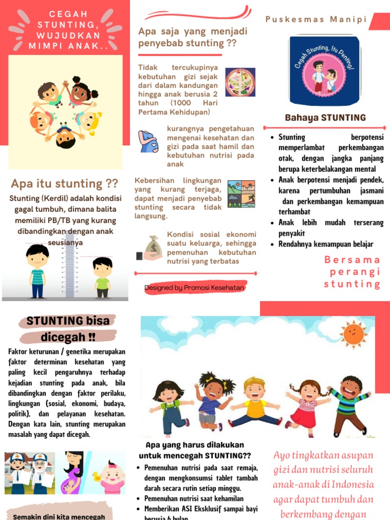 Leaflet Gizi Stunting | PDF