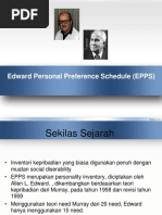 Interpretasi Tes EPPS | PDF | Karier & Perkembangan | Pengembangan Diri