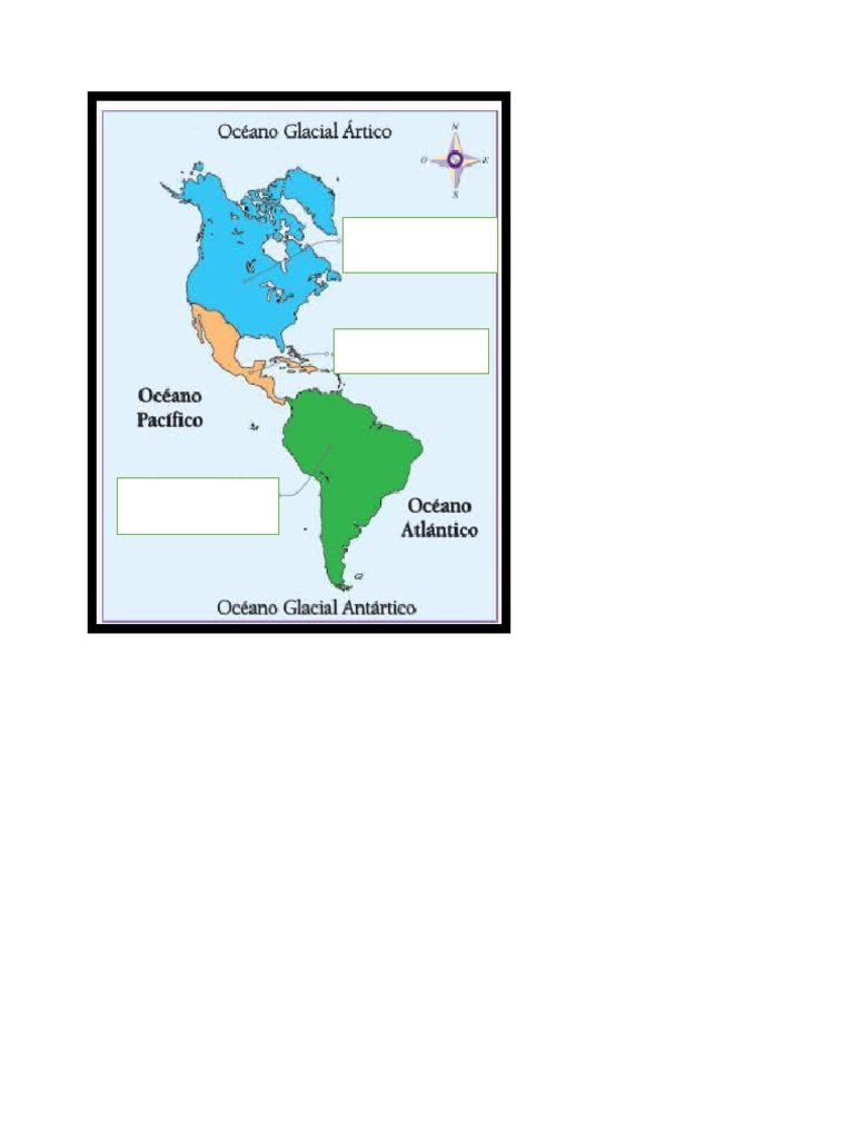 Mapa Continente Americano | PDF