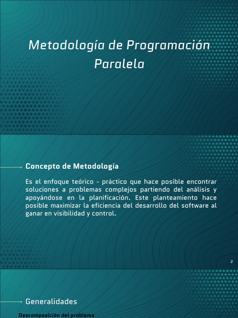 Metodología de Programación Paralela | PDF | Computación paralela ...