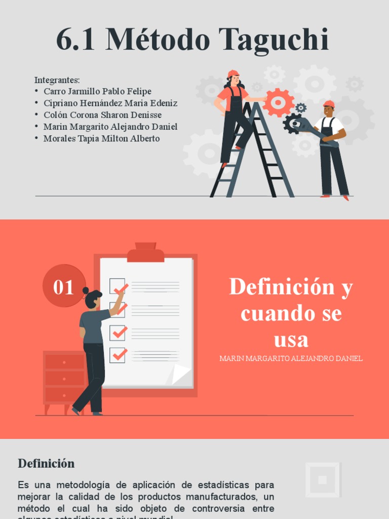 6.1 Metodo Taguchi-1 | PDF | Calidad (comercial) | Diseño