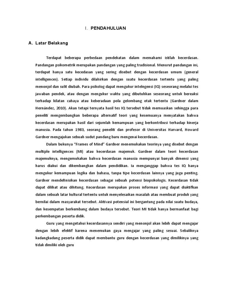 KTI Multiple Inteligen | PDF