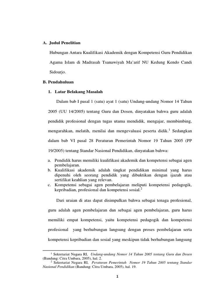 Contoh Proposal Kuantitatif-2 | PDF