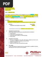 Survey Agreement (Sample) | PDF | Consultant | Surveying