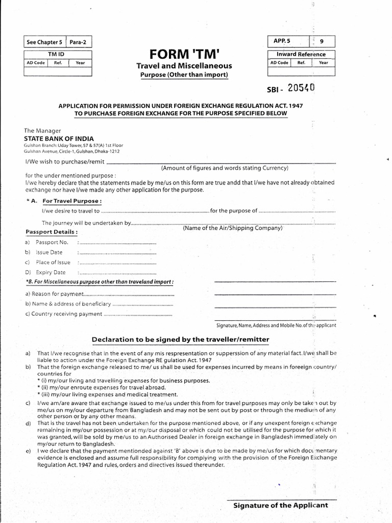 TM Form | PDF | Government