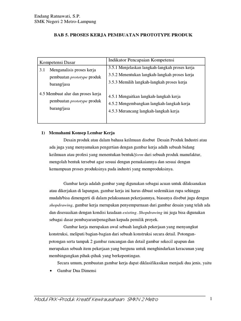 Proses Pembuatan Prototype Produk | PDF | Seni