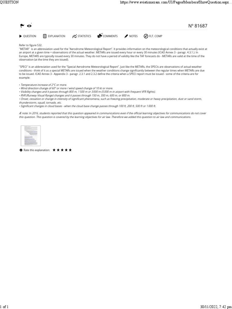 Understanding METAR and SPECI Reports | PDF | Applied And ...