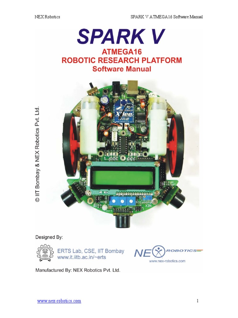 Spark V Atmega16 Software Manual | PDF | Computer Program | Programming