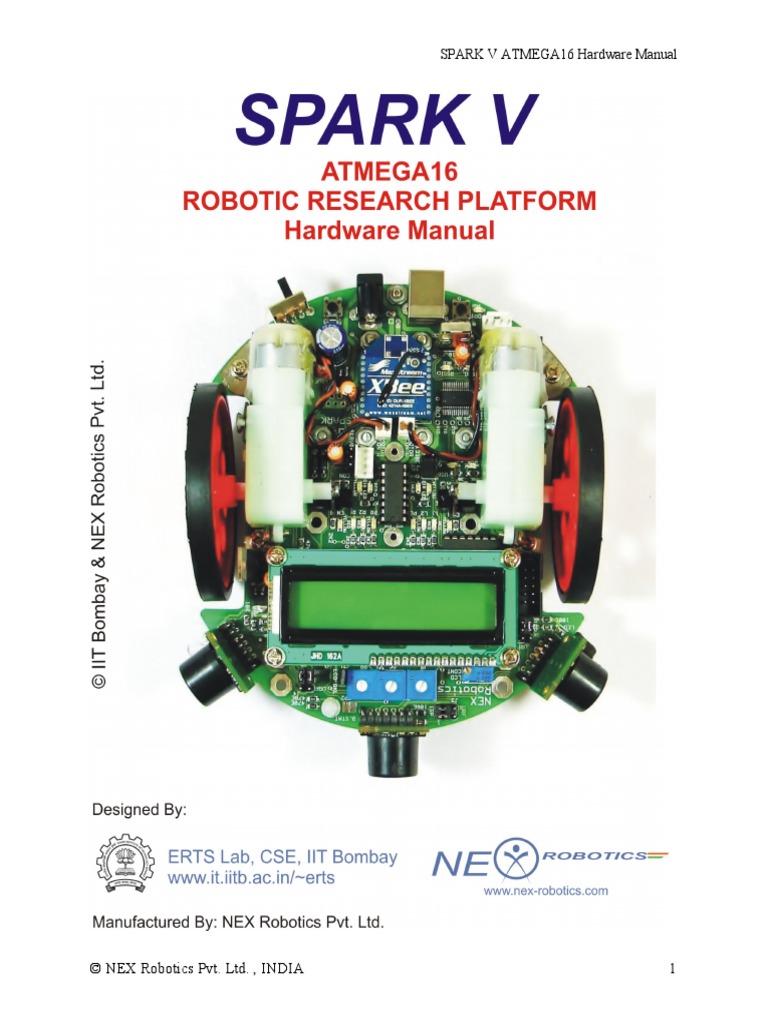 Spark V Atmega16 Hardware Manual | PDF | Rechargeable Battery | Battery ...
