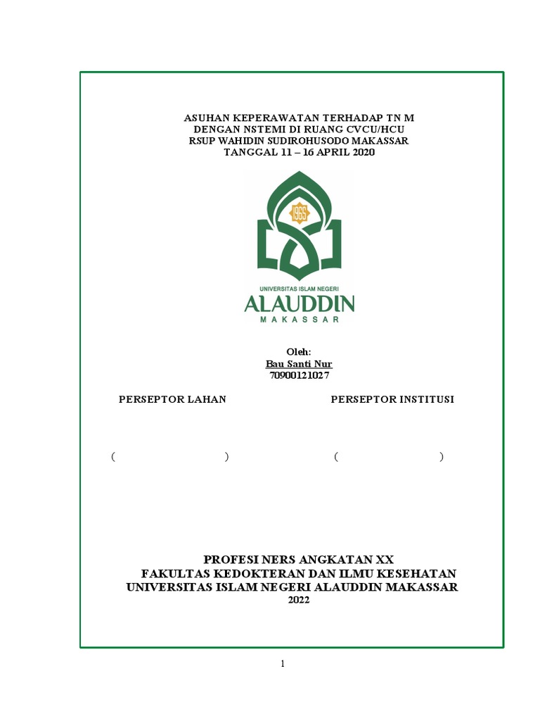 ASKEP NSTEMI Santi Nur | PDF