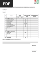 Form Checklist Inspeksi Dump Truck | PDF