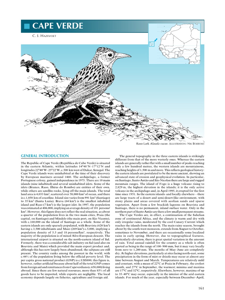 Important Birds of Cape Verde | PDF | Birds | Earth Sciences