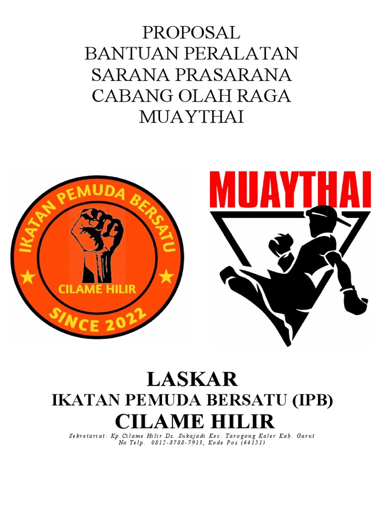 Proposal Muaythai Ipbc Joss | PDF