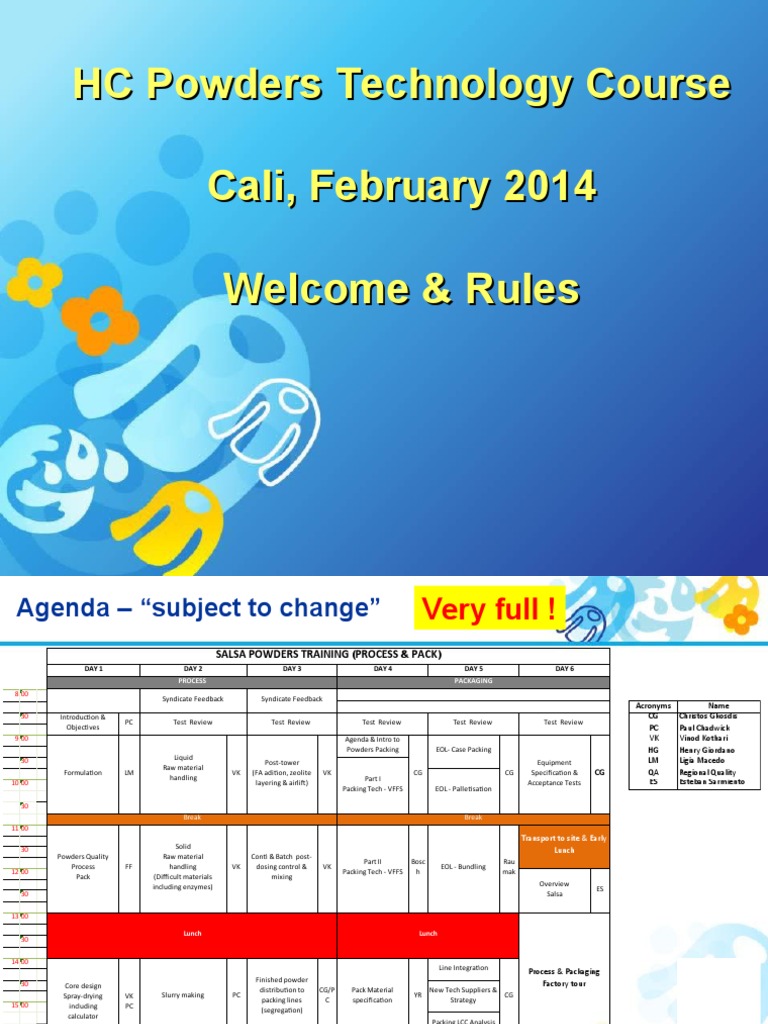 Salsa Powders Course Introduction | PDF | Secondary Sector Of The ...