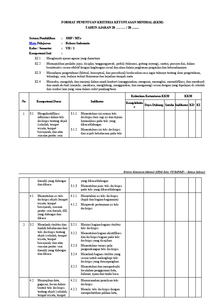 Ex KKM 7-Bindo | PDF