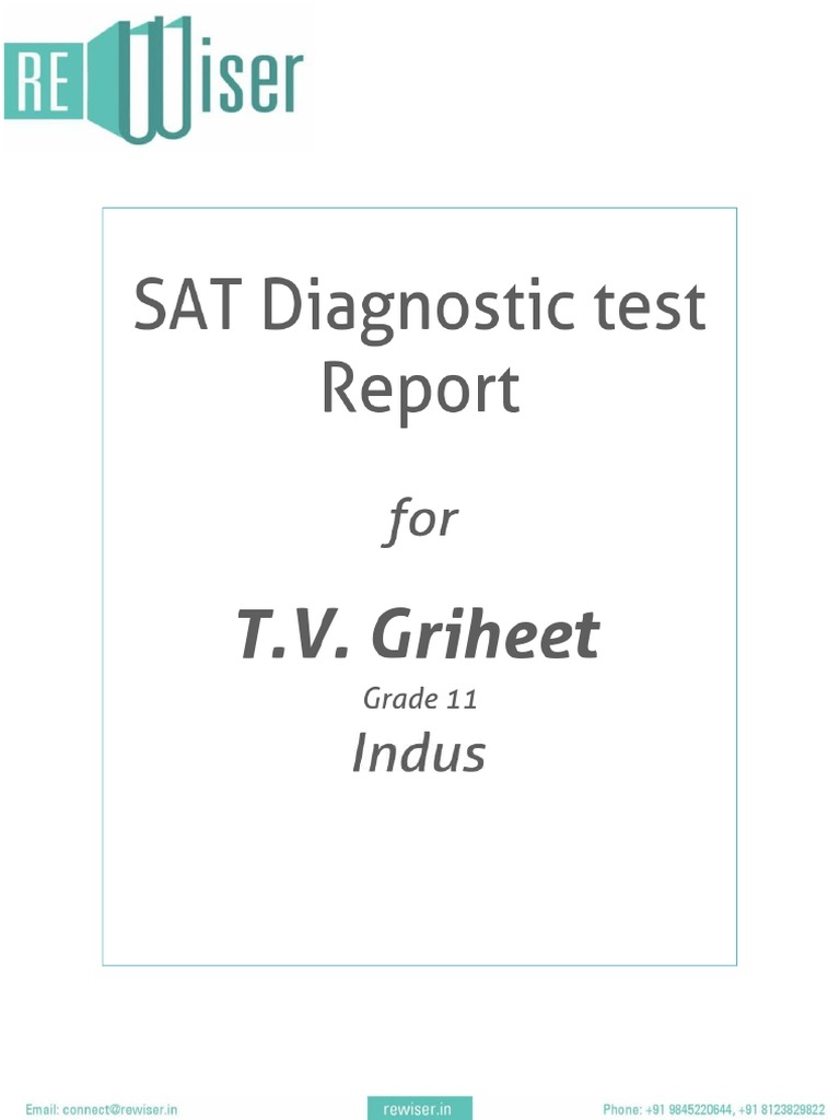 1413 SATDT Report | PDF | Sat | Mathematics