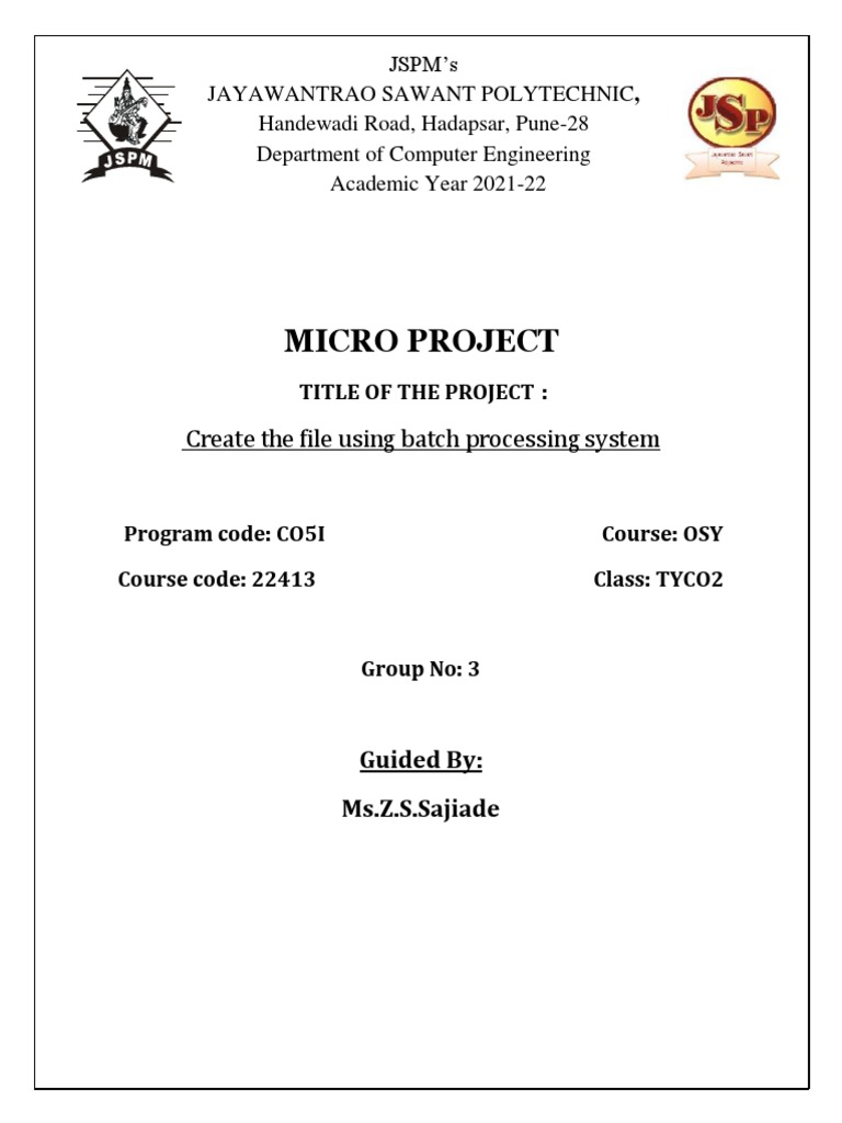 OSY Micropoject (Group F) | PDF | Command Line Interface | Operating System