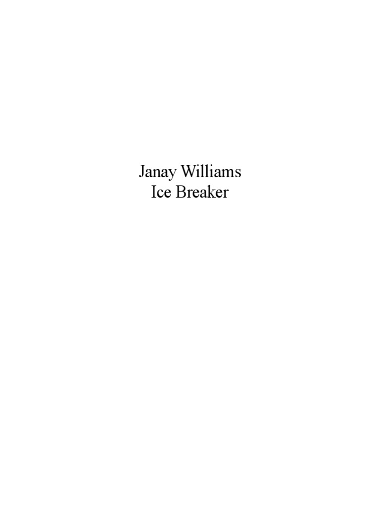 Ice Breaker | PDF | Life | Reproduction