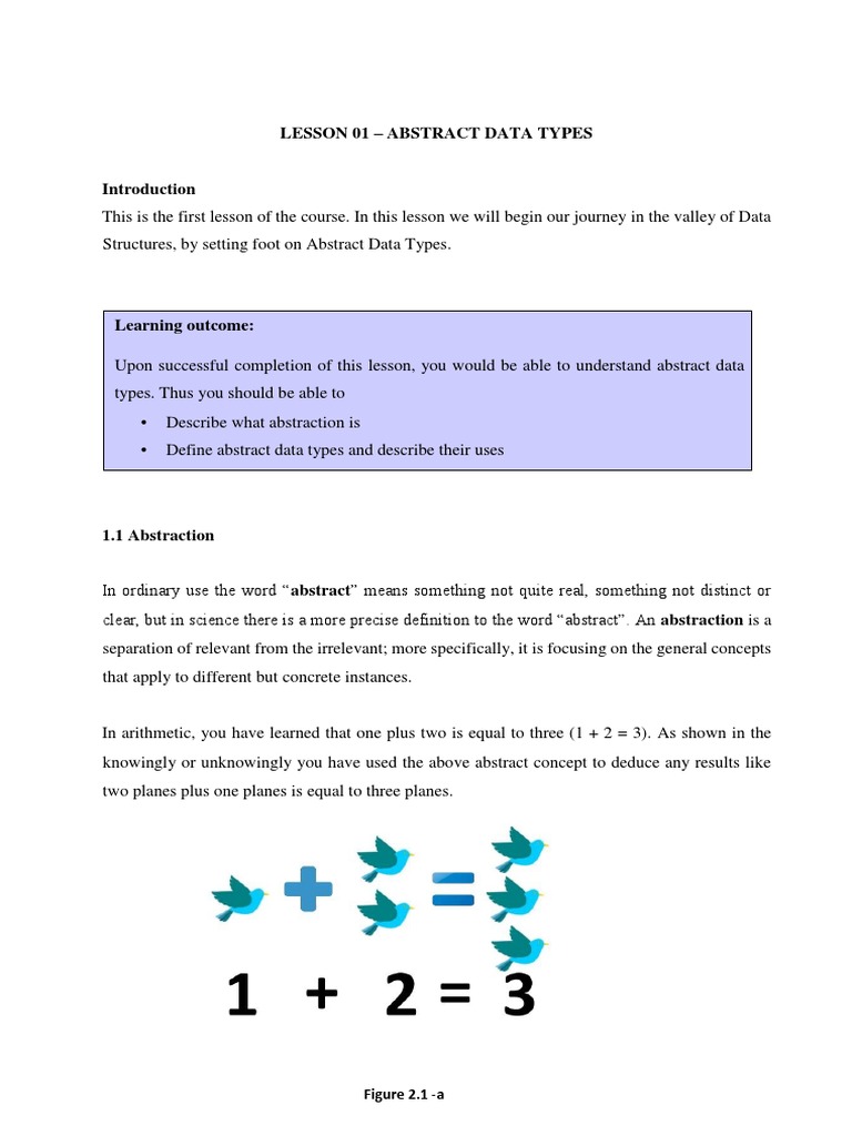 Week02 Lesson 01 Abstract Data Types M Pdf Data Type Abstraction Computer Science